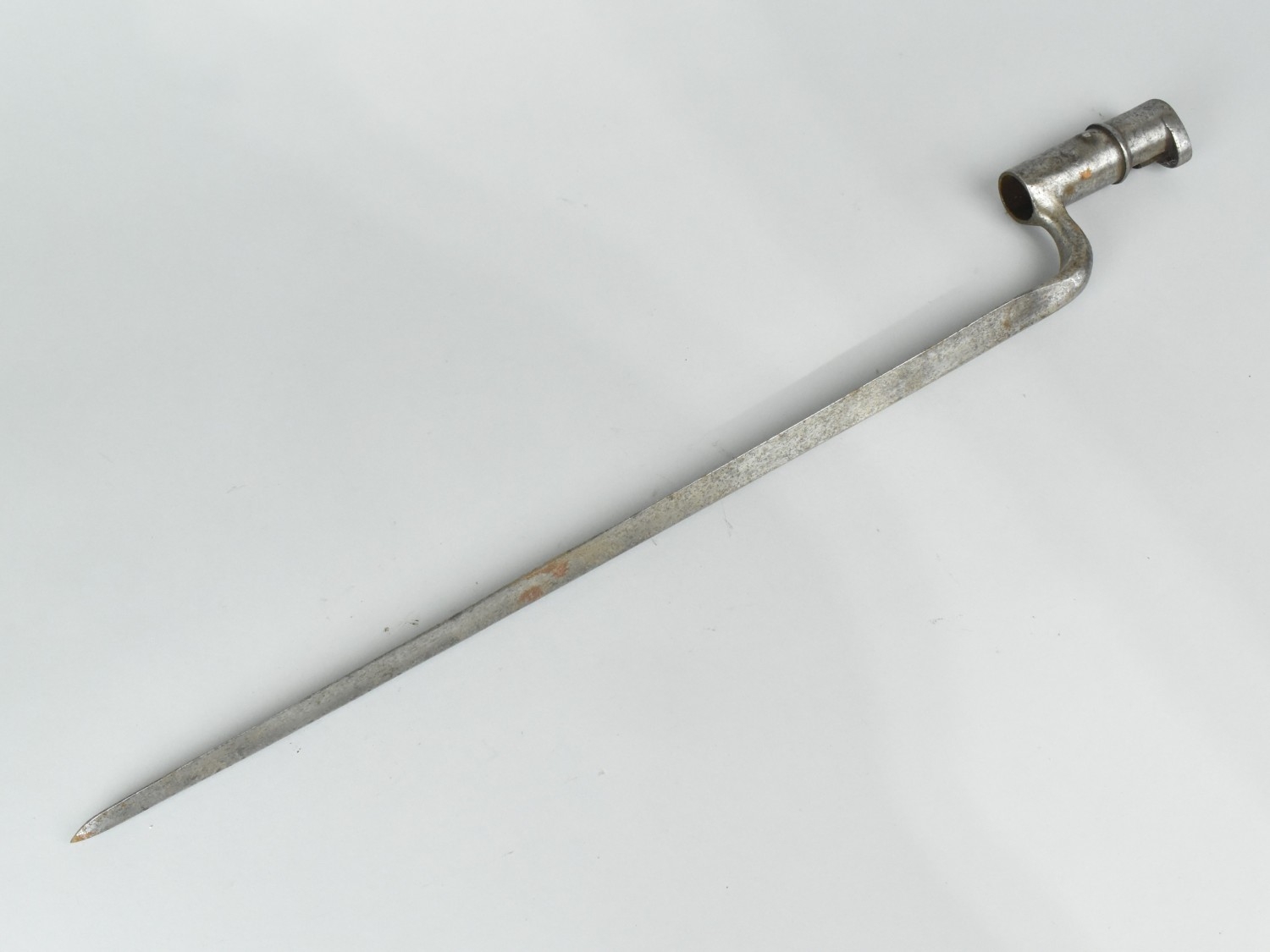 A British 1853 Pattern Socket Bayonet with triangular blade 43cms in ...