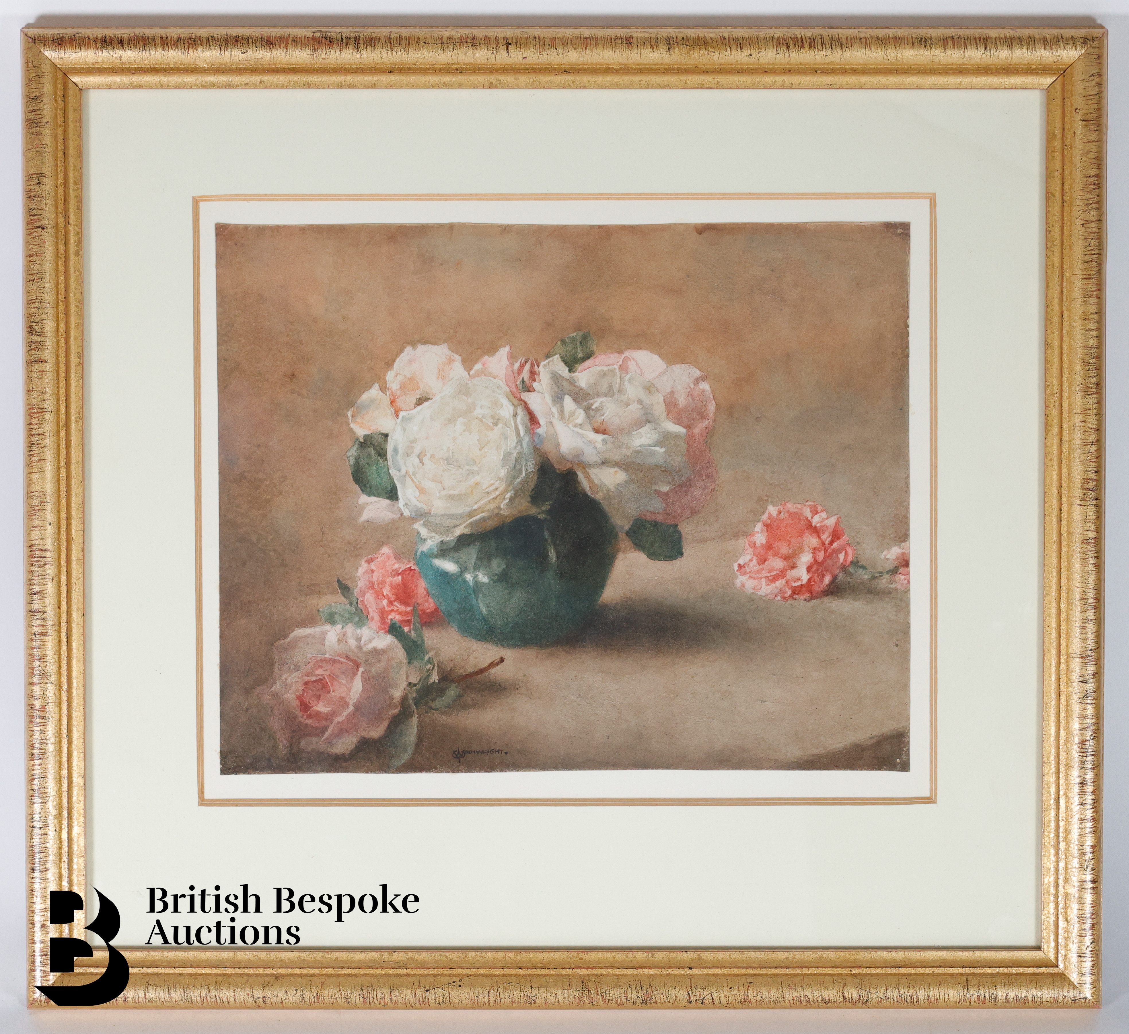 William John Wainwright (1855-1931) still life watercolour depicting ...