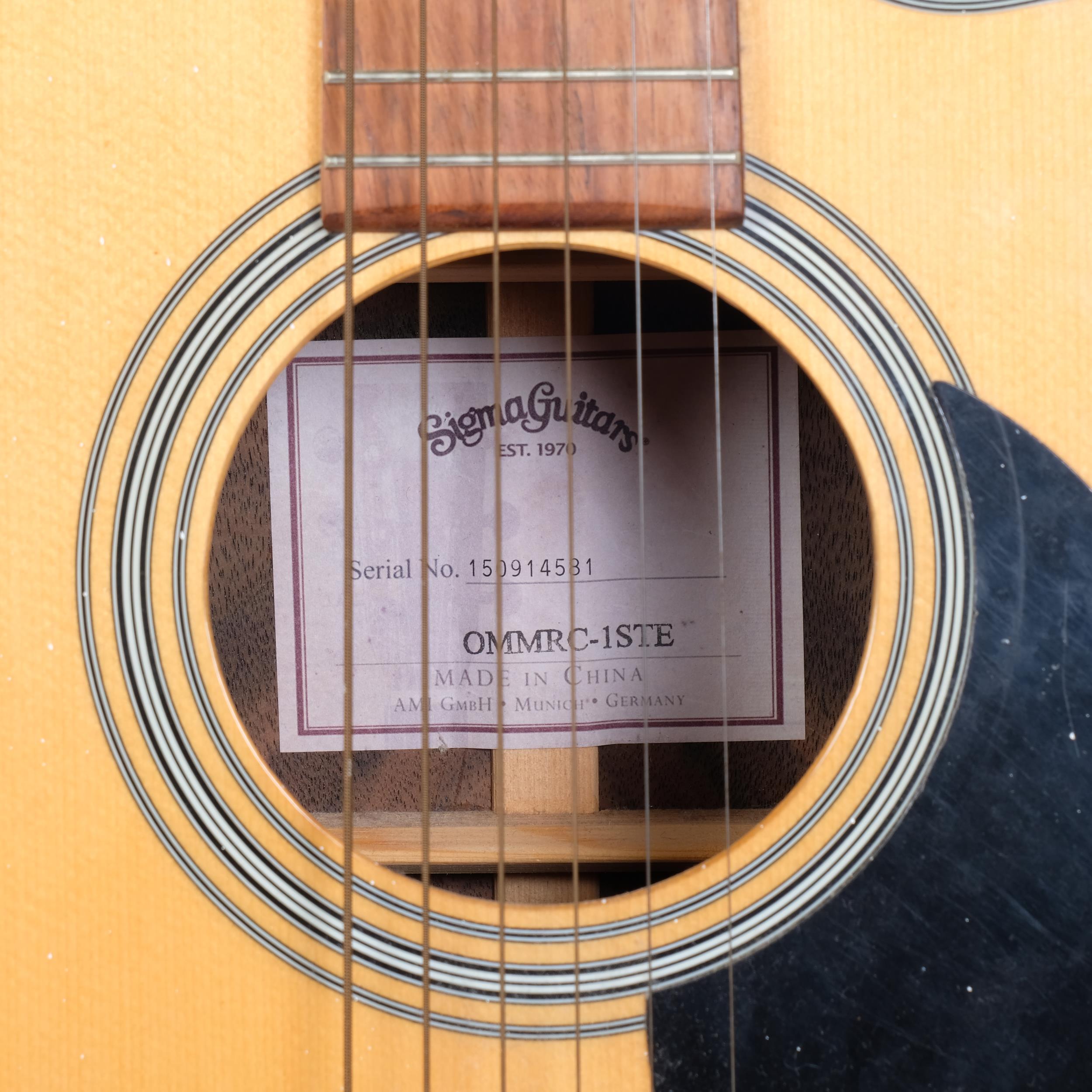 Sigma Guitars, a OMMRC-1STE 6-string acoustic guitar, serial no ...