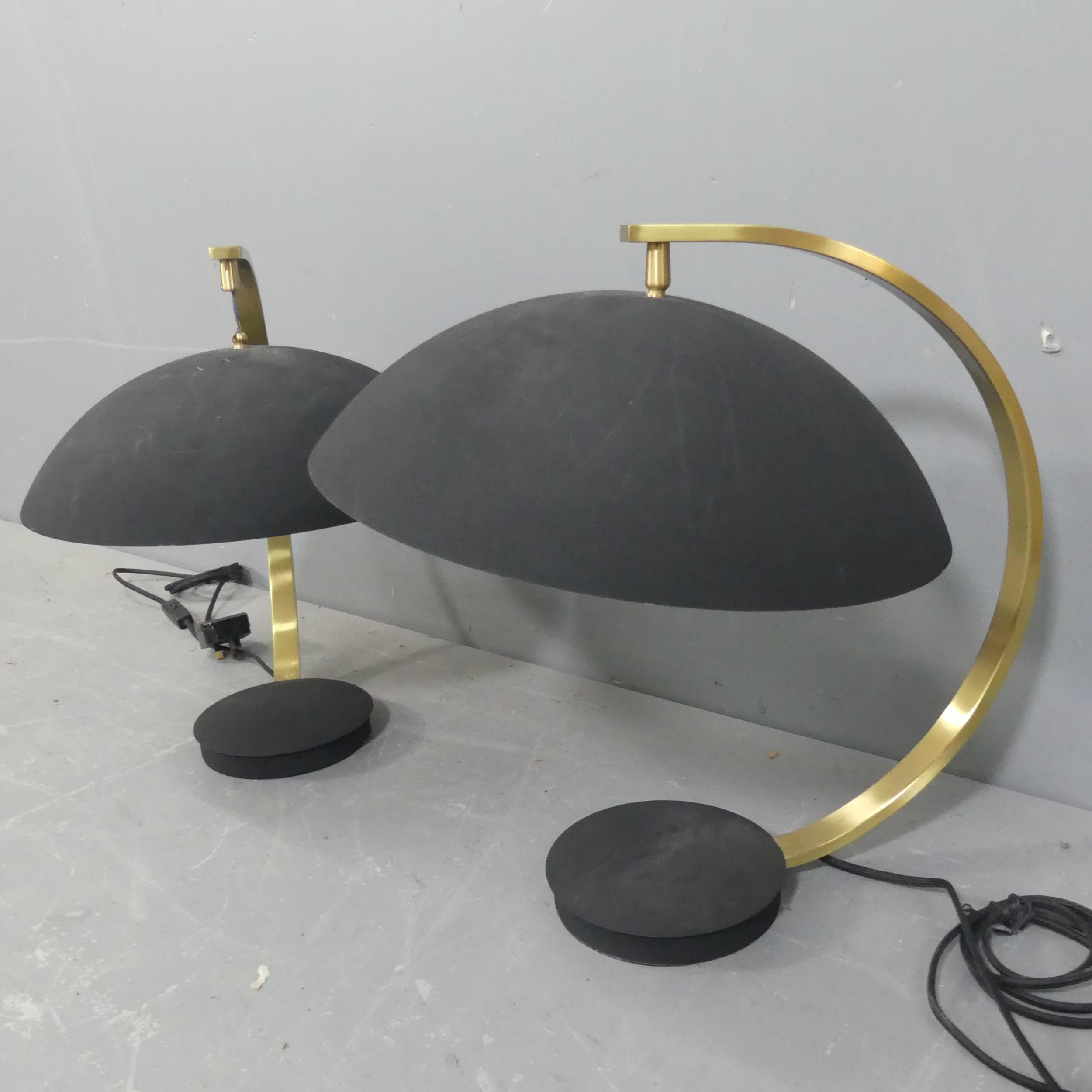 BoConcept - A pair of contemporary Shelter table lamps, with black ...