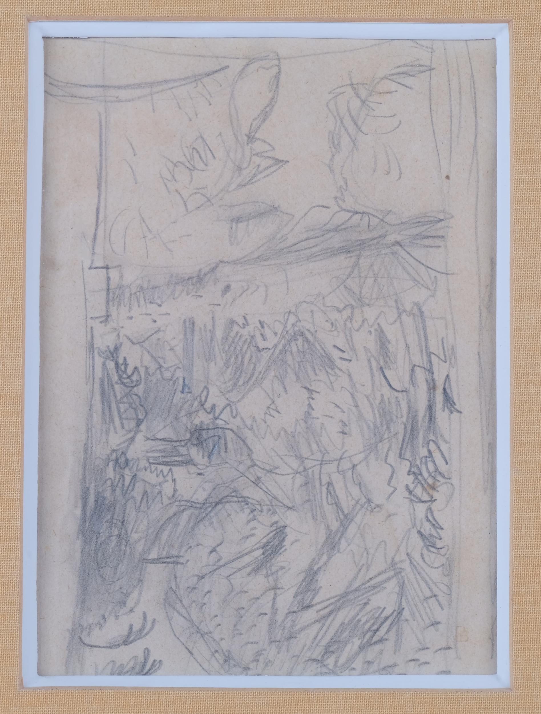 Pierre Bonnard (1867 - 1947), Sentier Du Jardin, pencil drawing, with ...