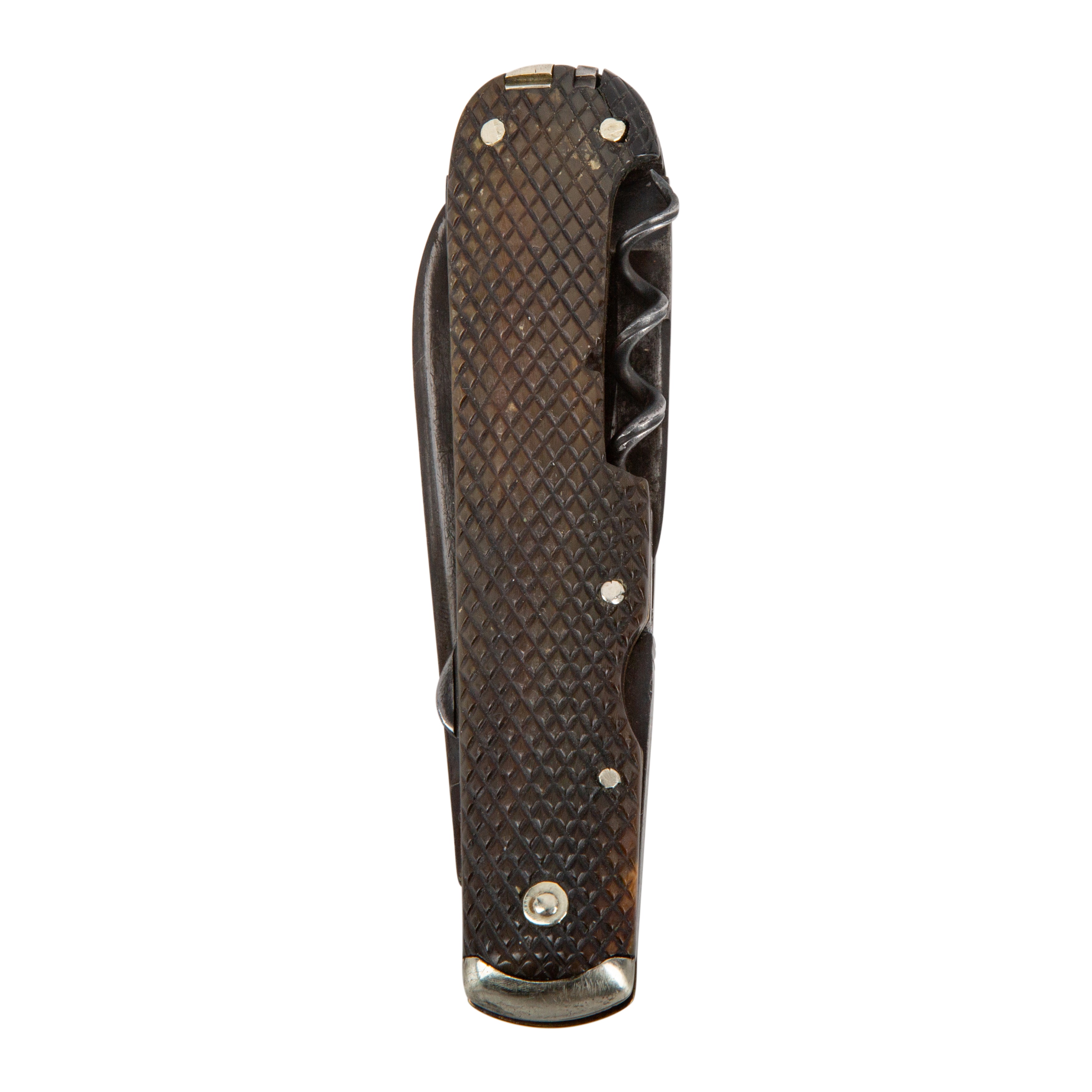 A Victorian multi-tool by Lund, fitted with knife, smaller knife ...