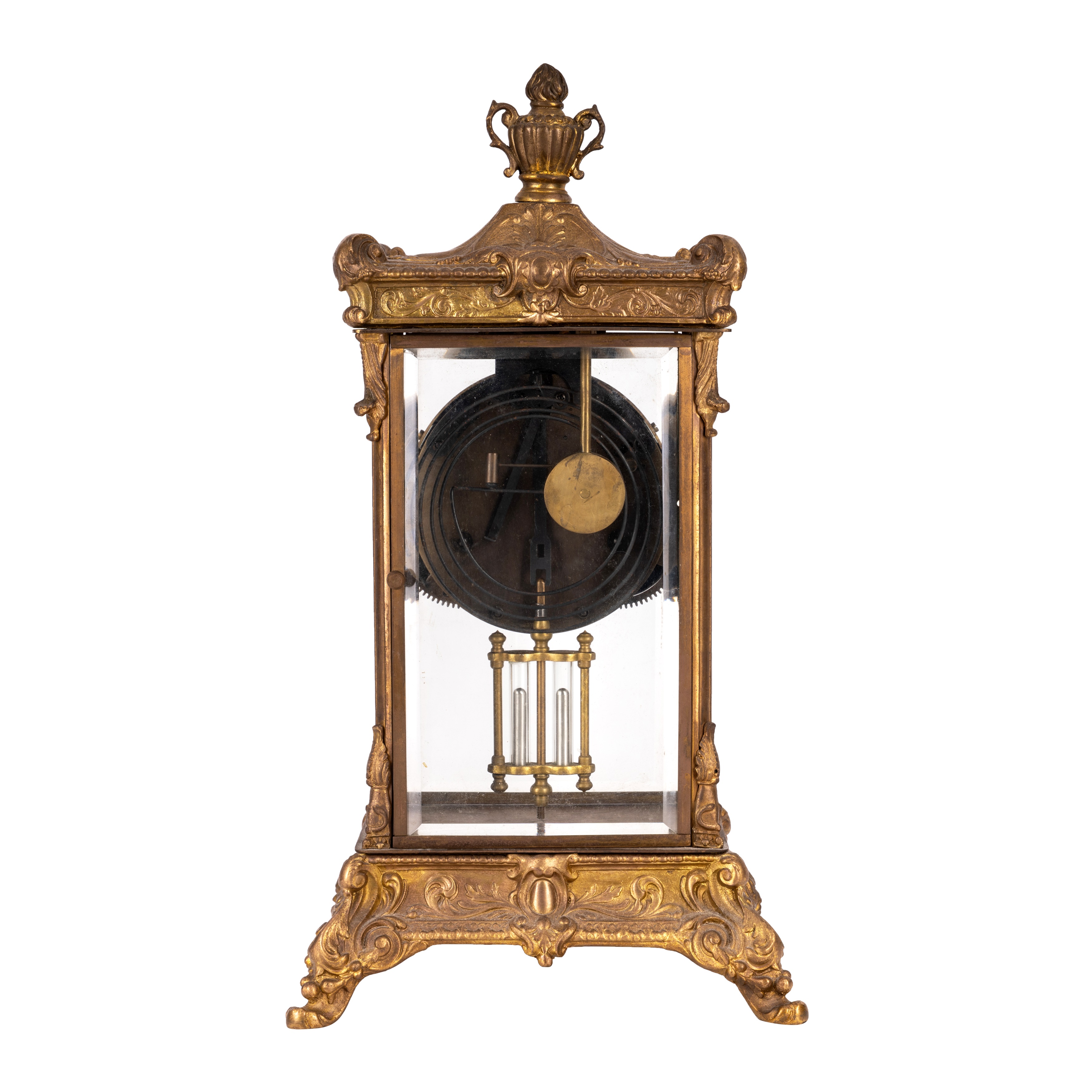A late 19th Century French ormolu mantle clock circa 1889 The four ...
