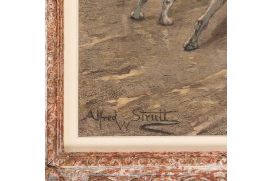 Alfred William Strutt (British, 1856-1924) The Chase signed 'Alfred W ...