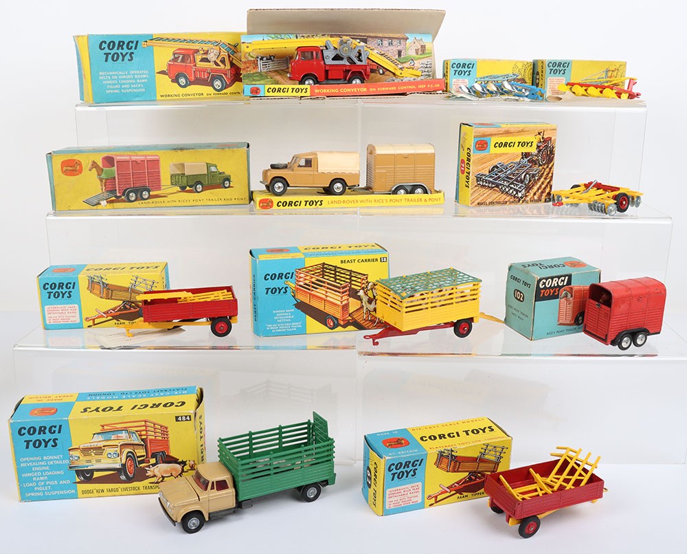 Collection of vintage Corgi Toys Original Boxed Farm Models. Including ...