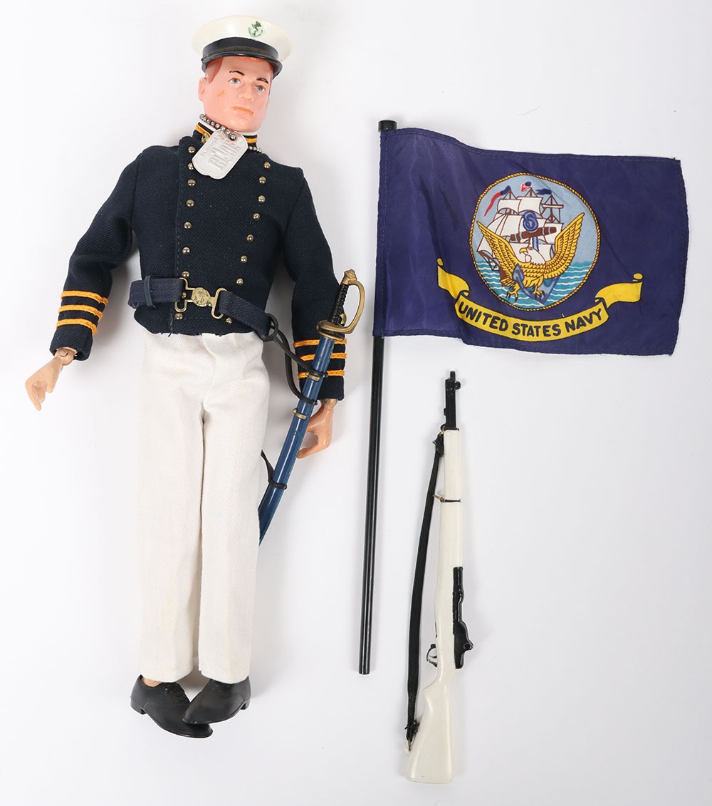Vintage Action Team (Germany) Action Sailor Annapolis Cadet, on red ...