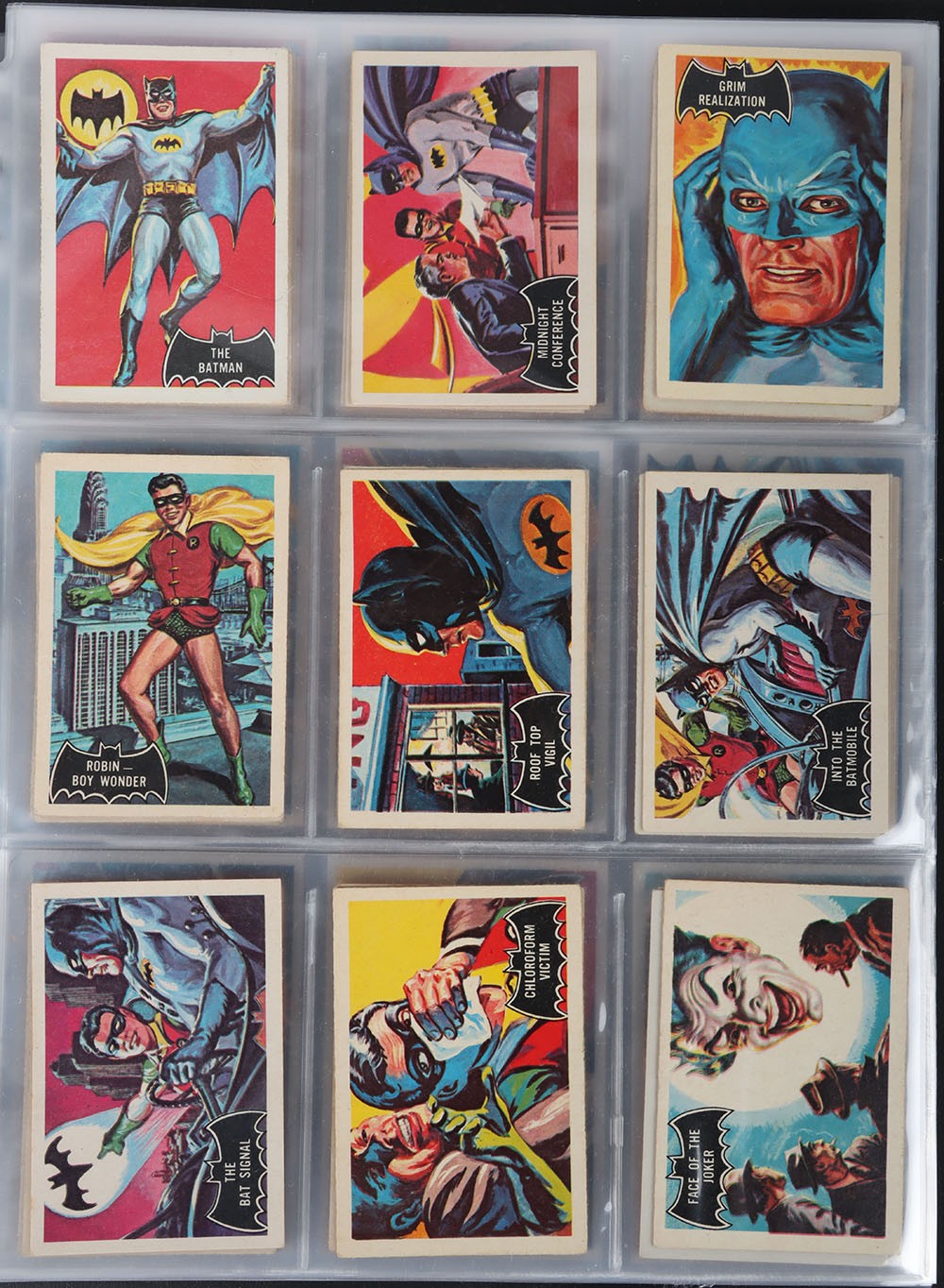 Collection of Vintage Batman Trading Cards sets. Including 1966 ...