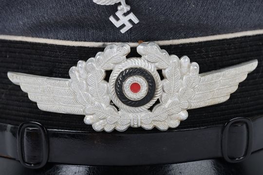 WW2 German Herman Goring Regiment Luftwaffe Peaked Cap, very fine ...