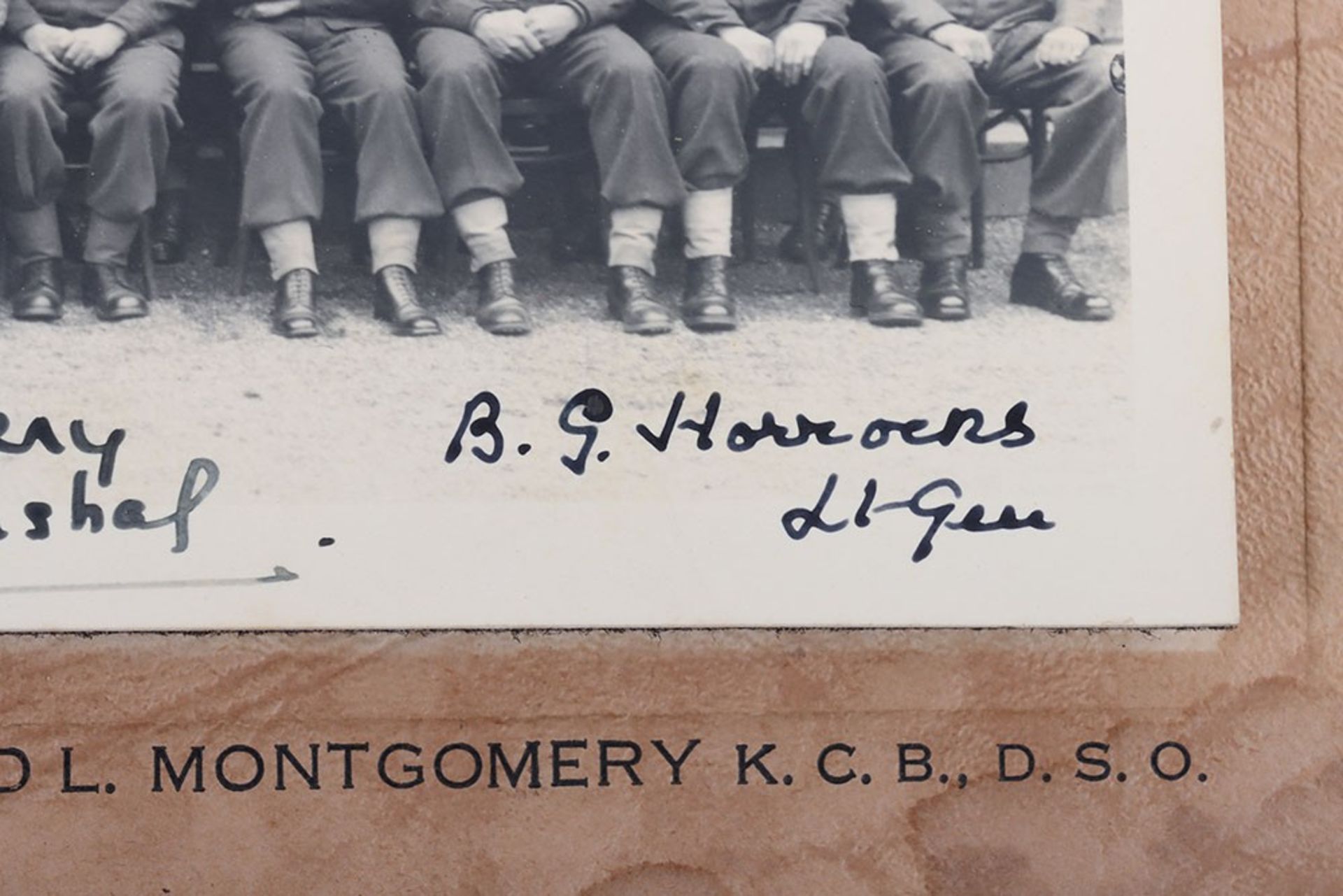 WW2 British XXX (30) Corps Signed Photo by Field Marshal Montomery and ...