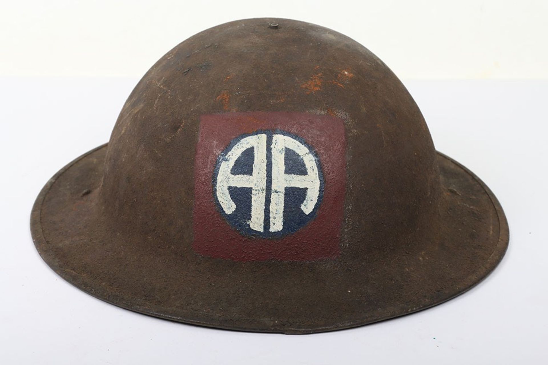 WW1 American M-17 Steel Helmet, 82nd Division. Original WW1 US steel ...