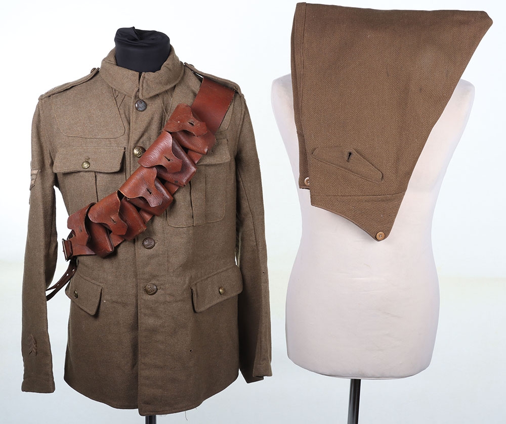 WW1 British 1902 Pattern Tunic, Royal Garrison Artillery, 03 Bandolier ...