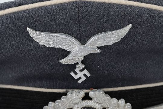 WW2 German Herman Goring Regiment Luftwaffe Peaked Cap, very fine ...