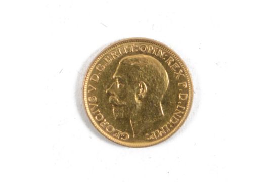 King George V 1917 gold full sovereign coin