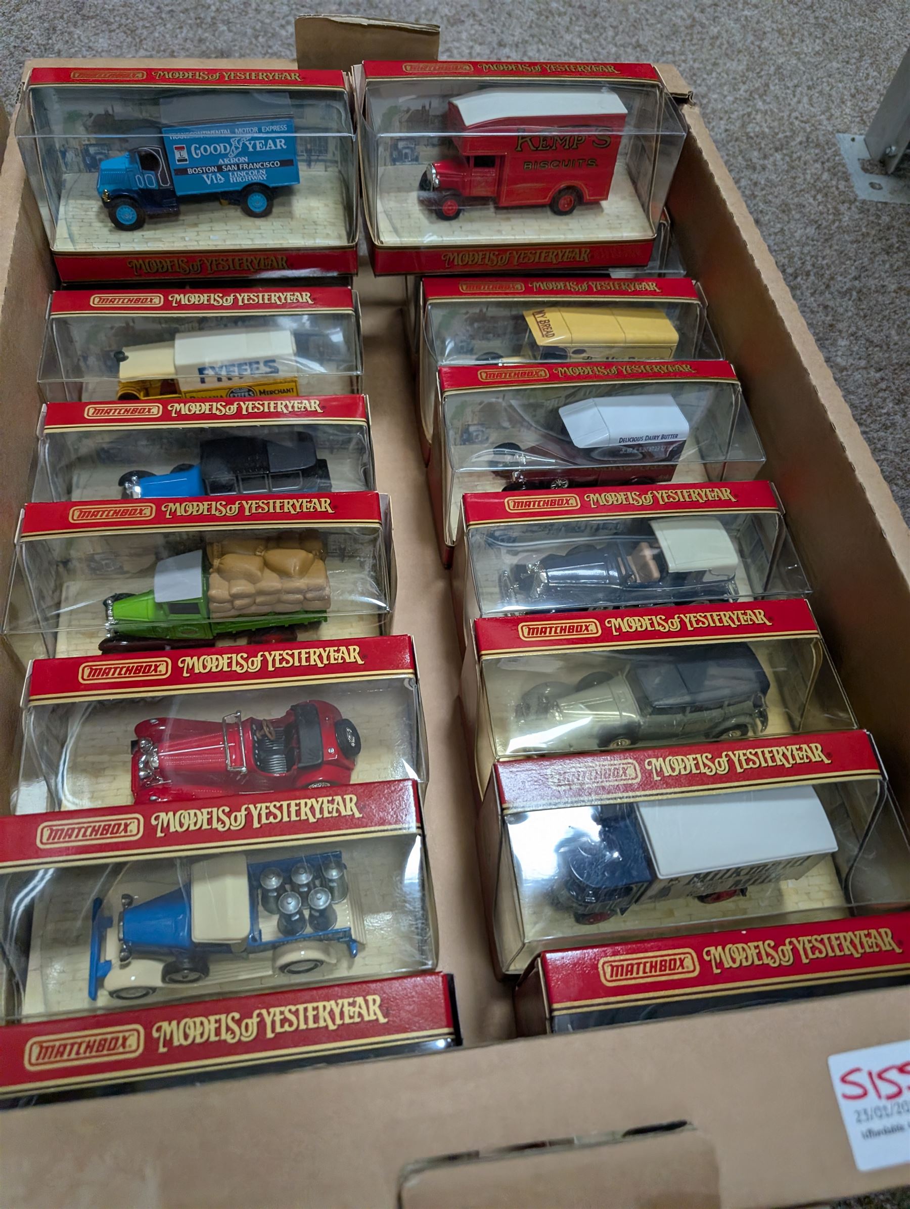 Collection of Modern Matchbox Models of Yesteryear diecast models ...