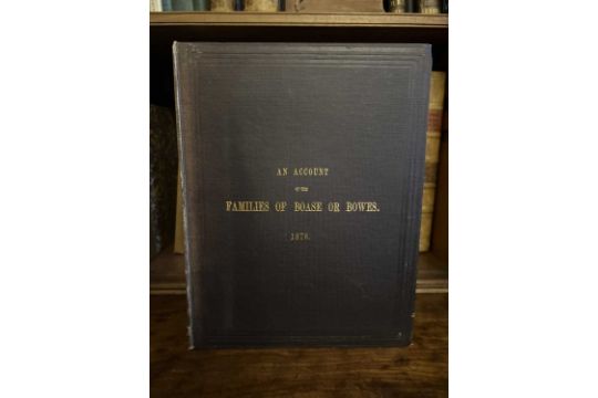 (Cornwall) Two scarce family histories 'History of the Family of ...