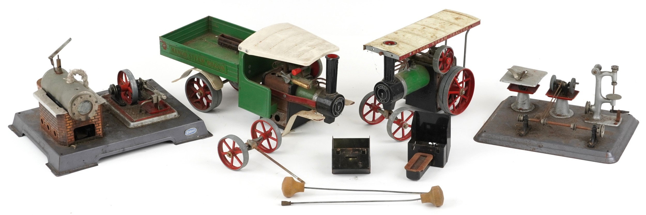 Vintage model steam engines including Mamod Steam Wagon, Mamod Steam ...