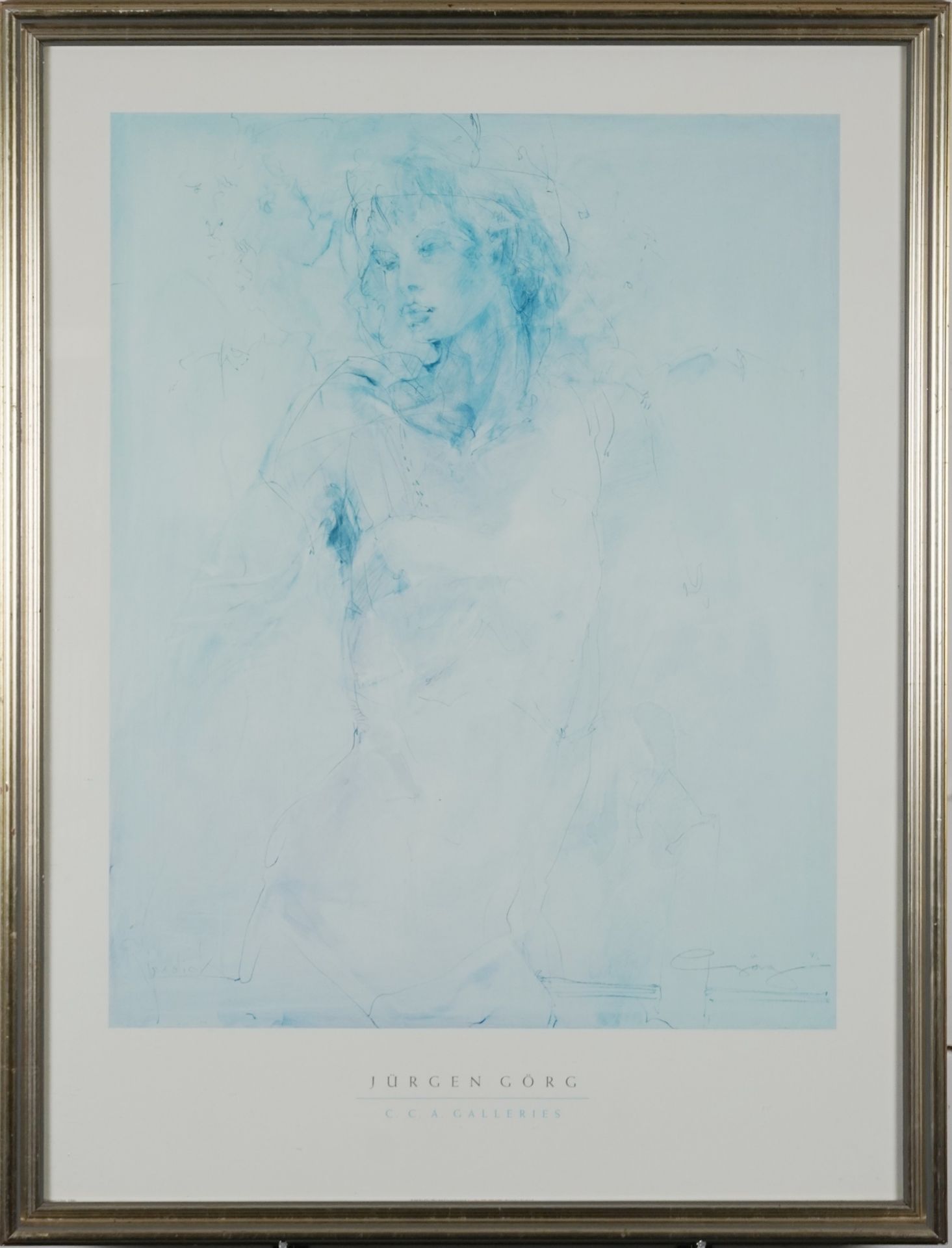 Jürgen Görg - A C.C.A. Galleries exhibition poster, October 1986 ...