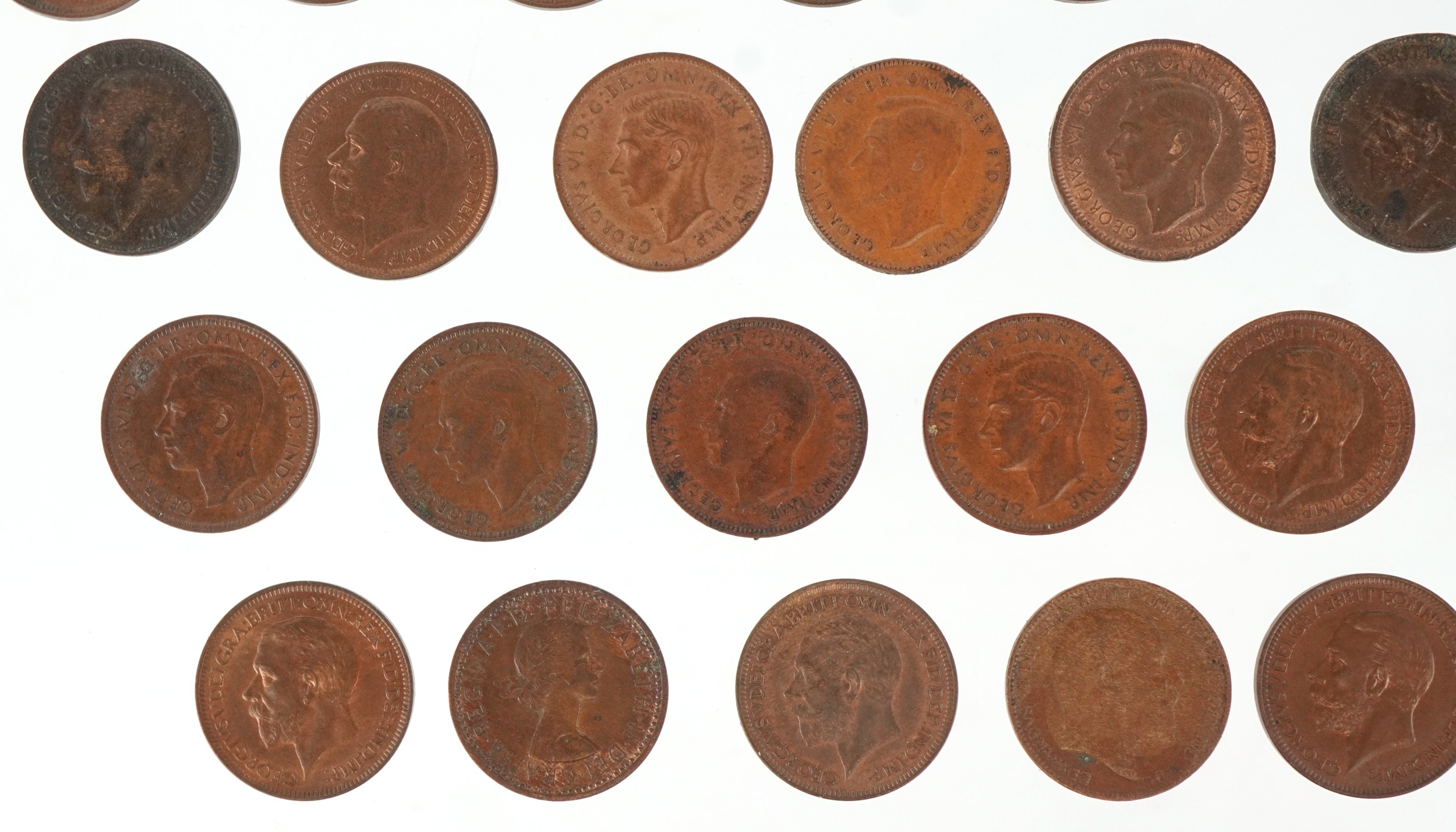 18th century and later British copper coins and tokens including a 1794 ...