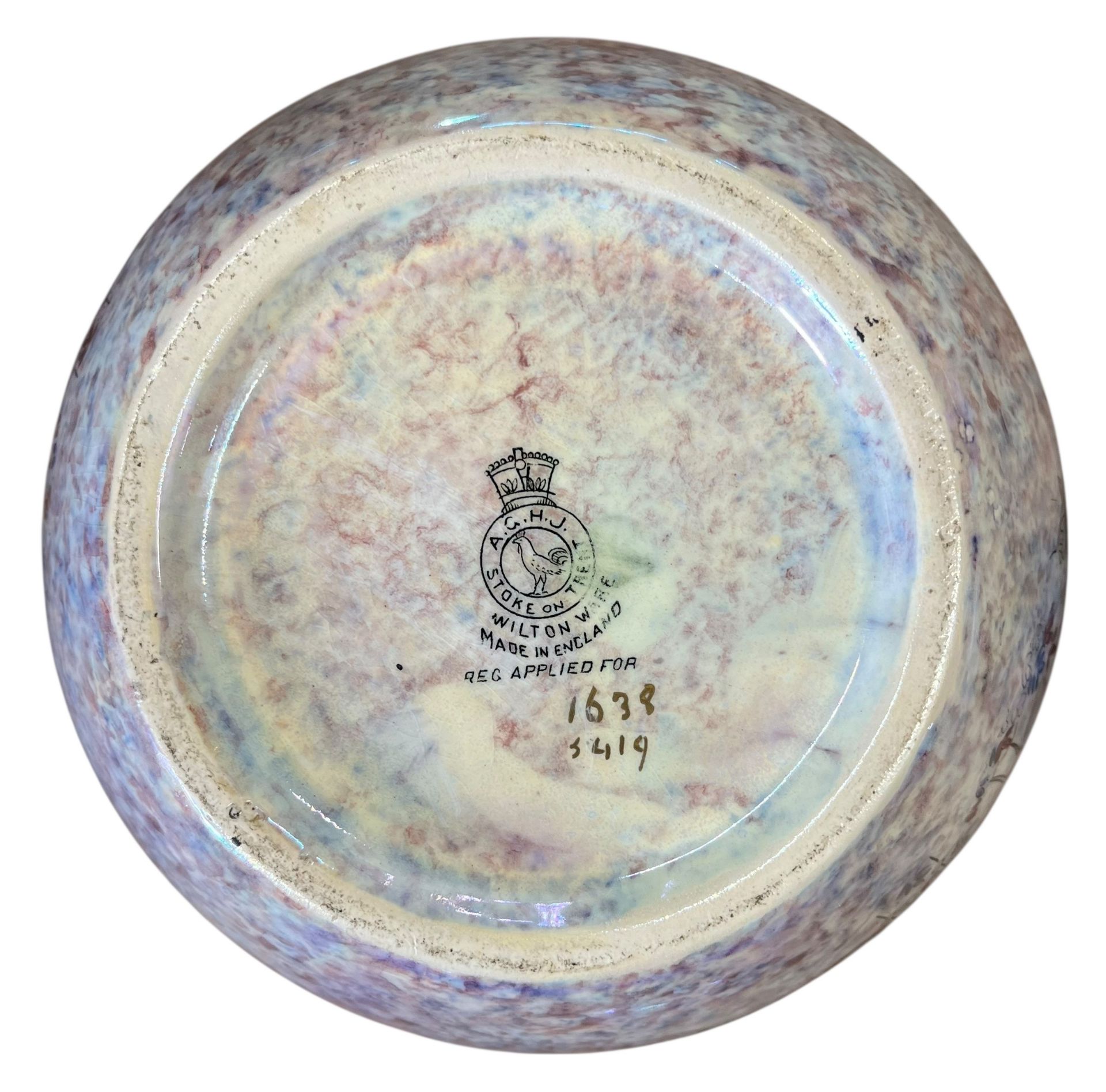 A. G. Harley Jones for Wilton Ware, early 20th century Two lustreware ...