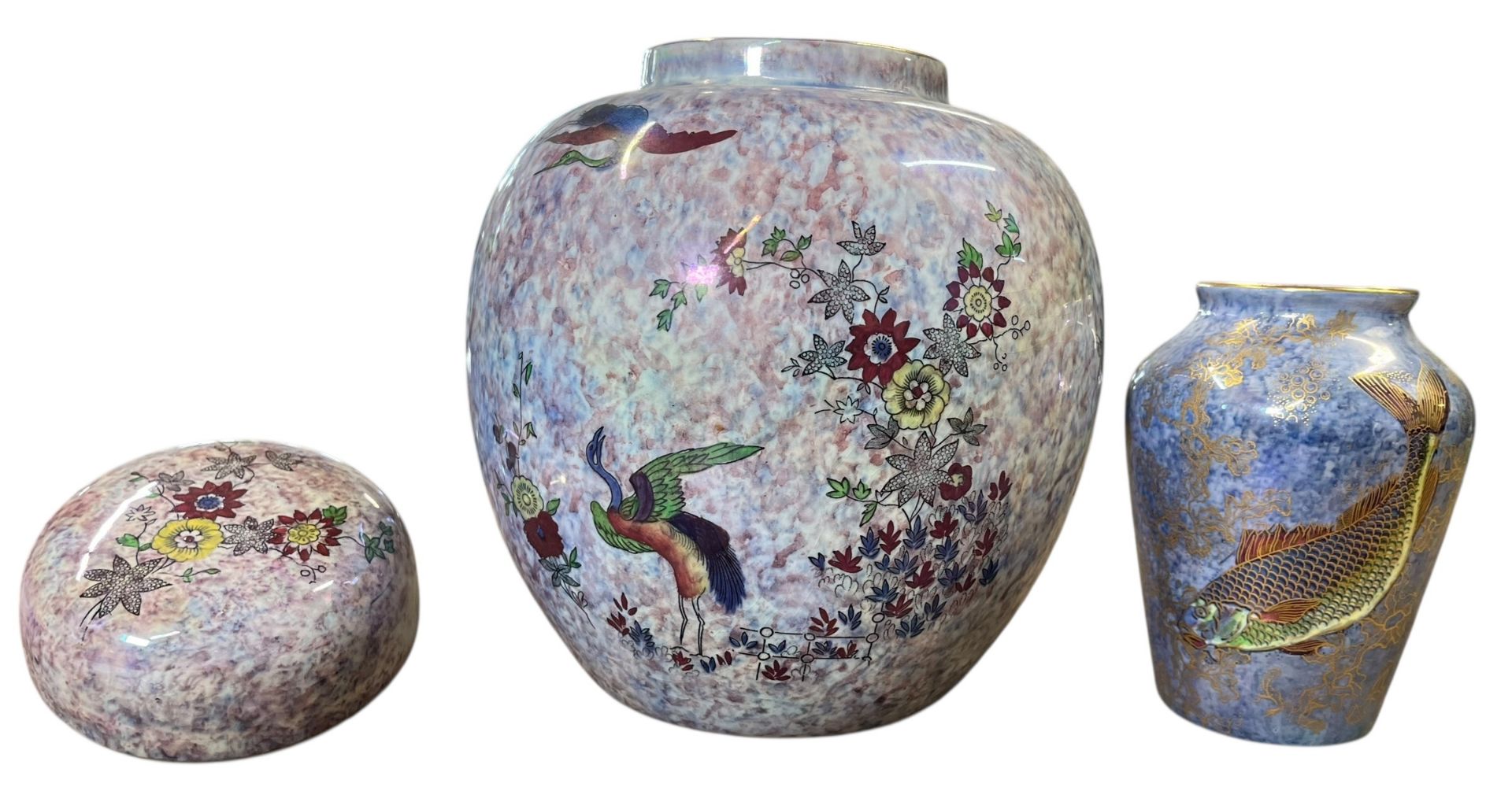A. G. Harley Jones for Wilton Ware, early 20th century Two lustreware ...