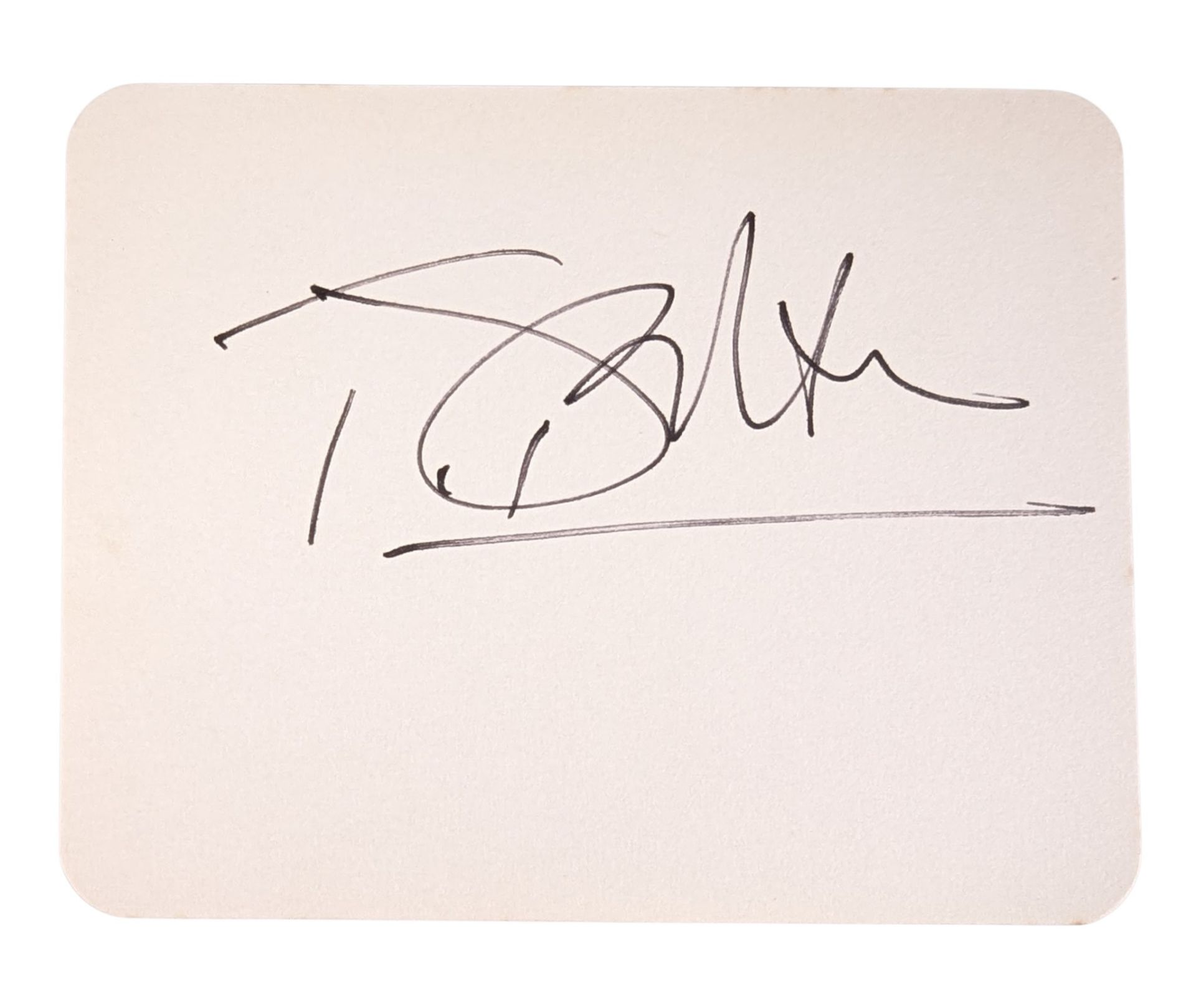 James Bond 007 - Timothy Dalton (British Actor) - autograph in black ...