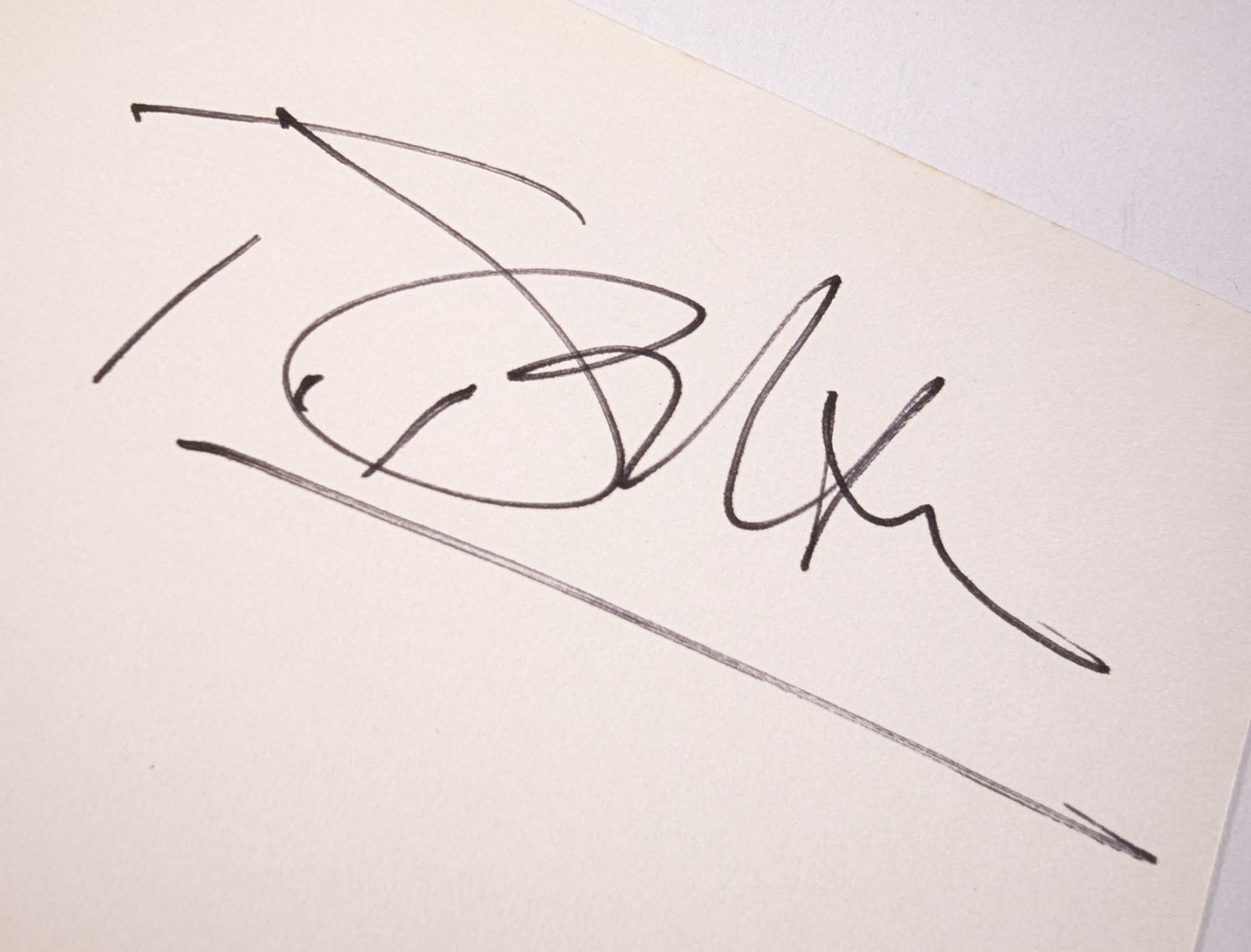 James Bond 007 - Timothy Dalton (British Actor) - autograph in black ...