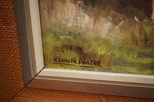Kenneth Denton (1932-2014), 'March Morning, Kent', signed, inscribed ...