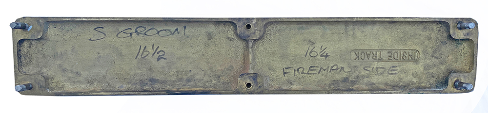 Nameplate IRON DUKE, a full size replica that was carried in ...