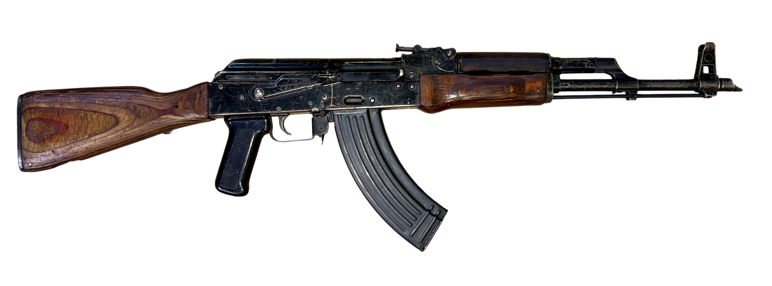 Kalashnikov 7.62mm AKM assault rifle and fitted magazine, serial number ...