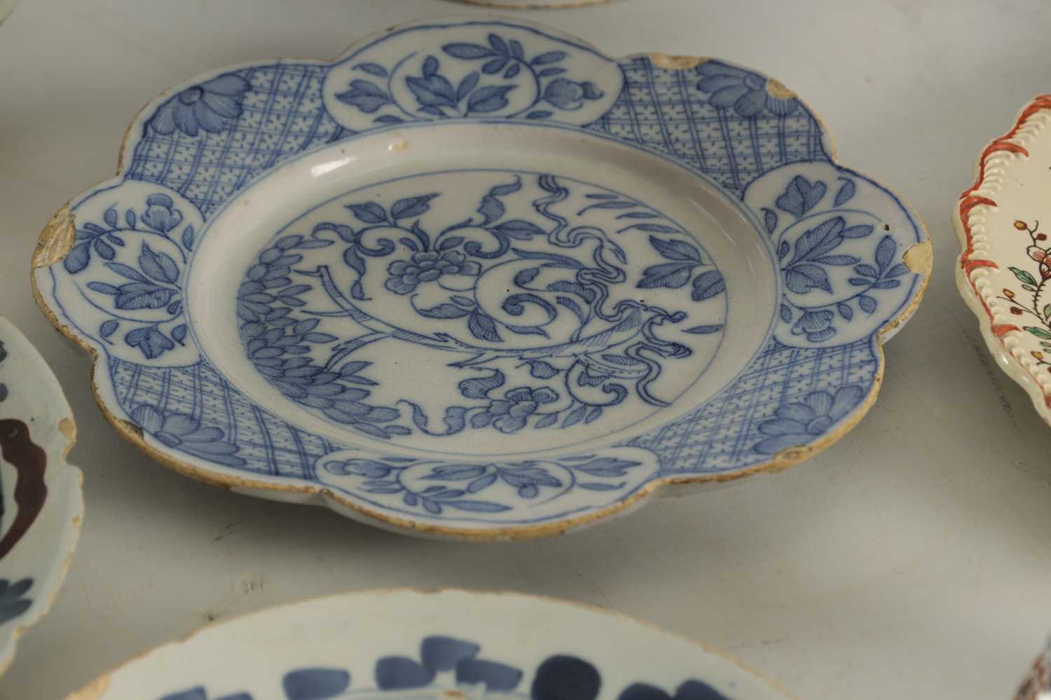 A COLLECTION OF EARLY 18TH CENTURY ENGLISH DELFTWARE AND OTHERS ...