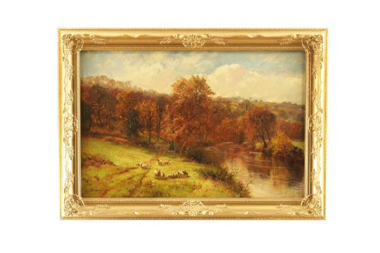 JAMES HENRY CROSSLAND (BRITISH 1852 - 1939) A 19TH CENTURY OIL ON ...