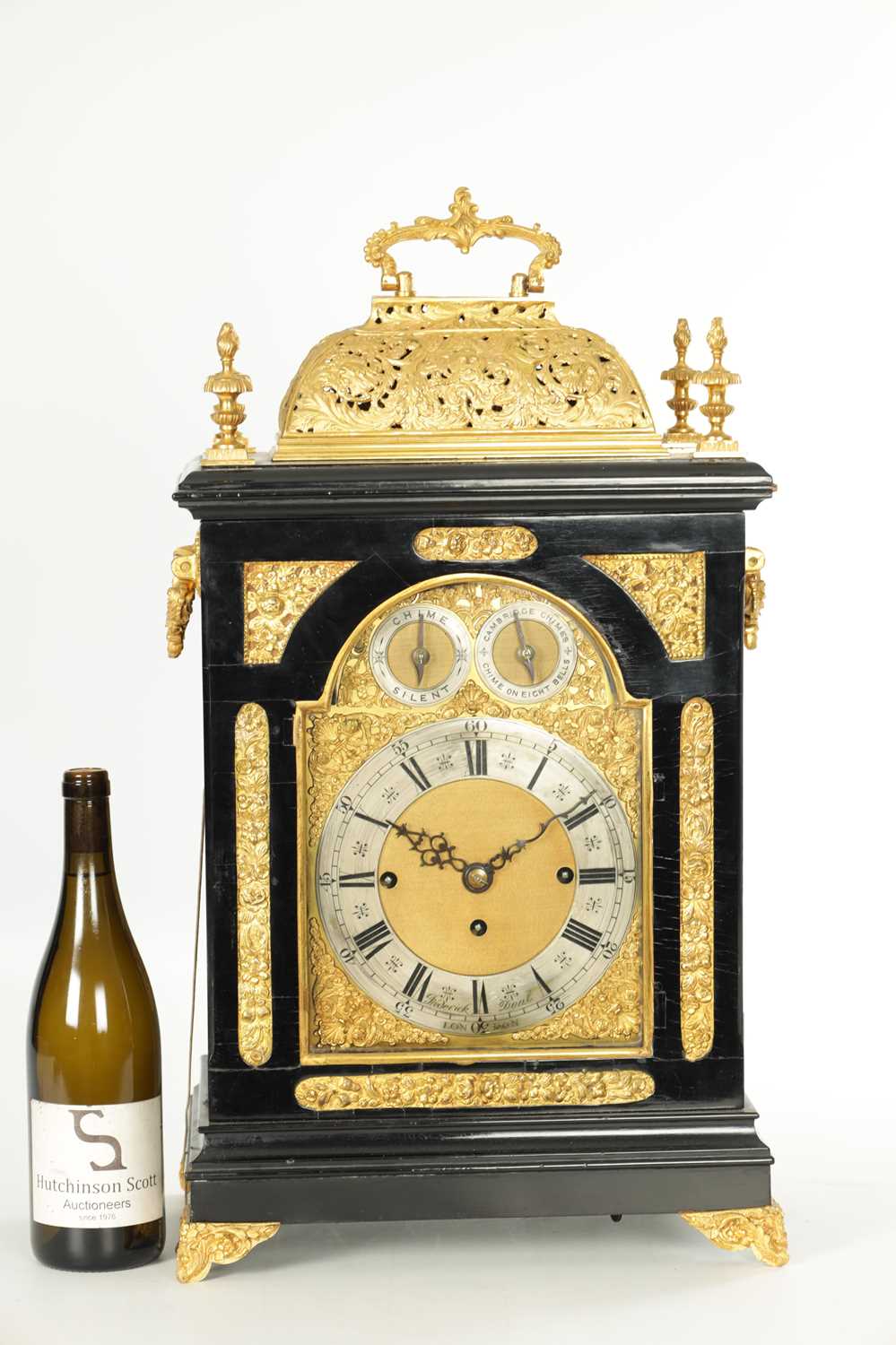FREDERICK DENT, LONDON. A LATE 19TH CENTURY TRIPLE FUSEE QUARTER ...
