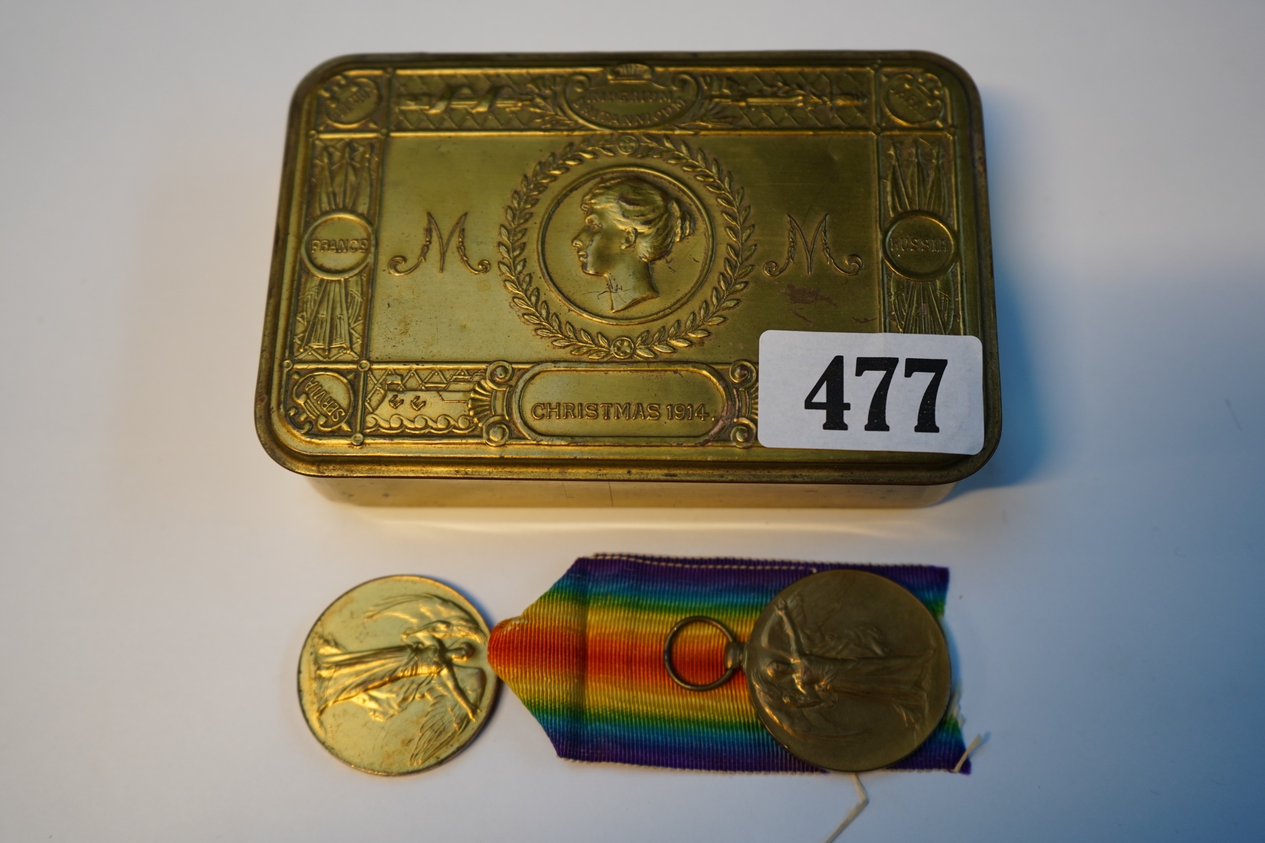 WW1 Christmas 1914 Tin, 146212SJT T Batley & 1507 Private W Walton of ...