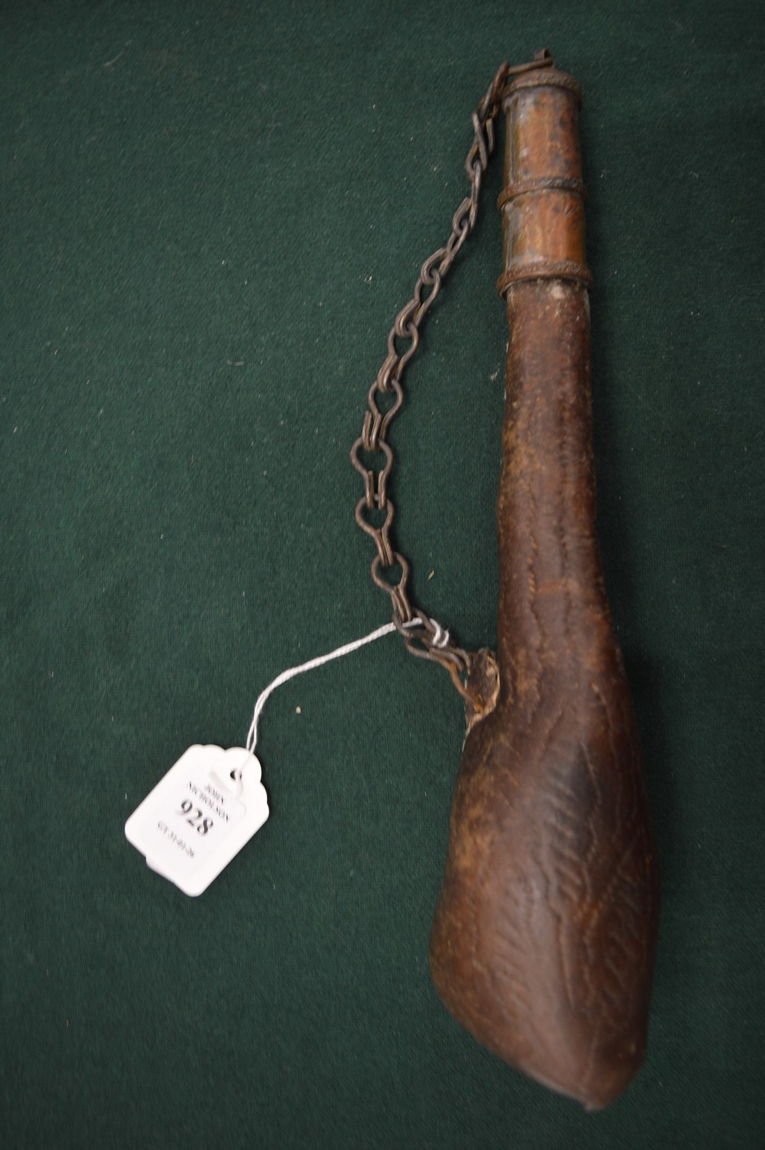 An old powder flask.