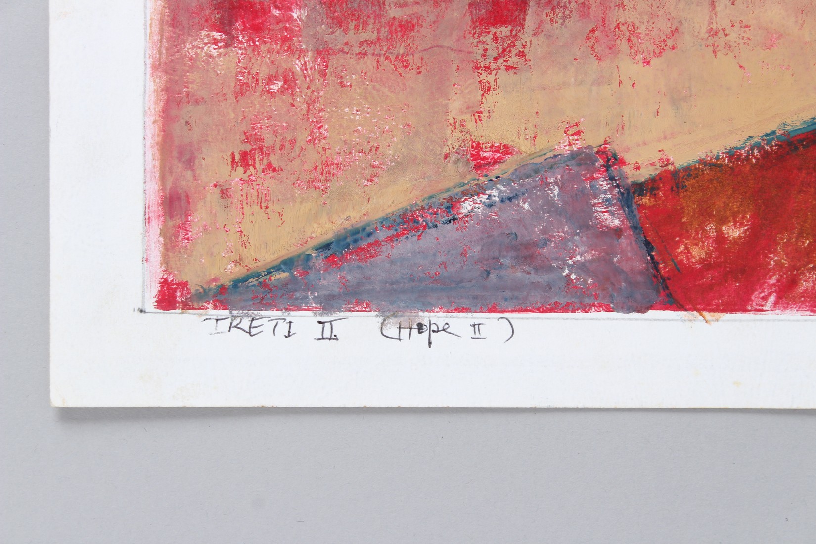 MURAINA OYELAMI (b.1940) 'Ireti II (Hope II)' oil on paper signed ...