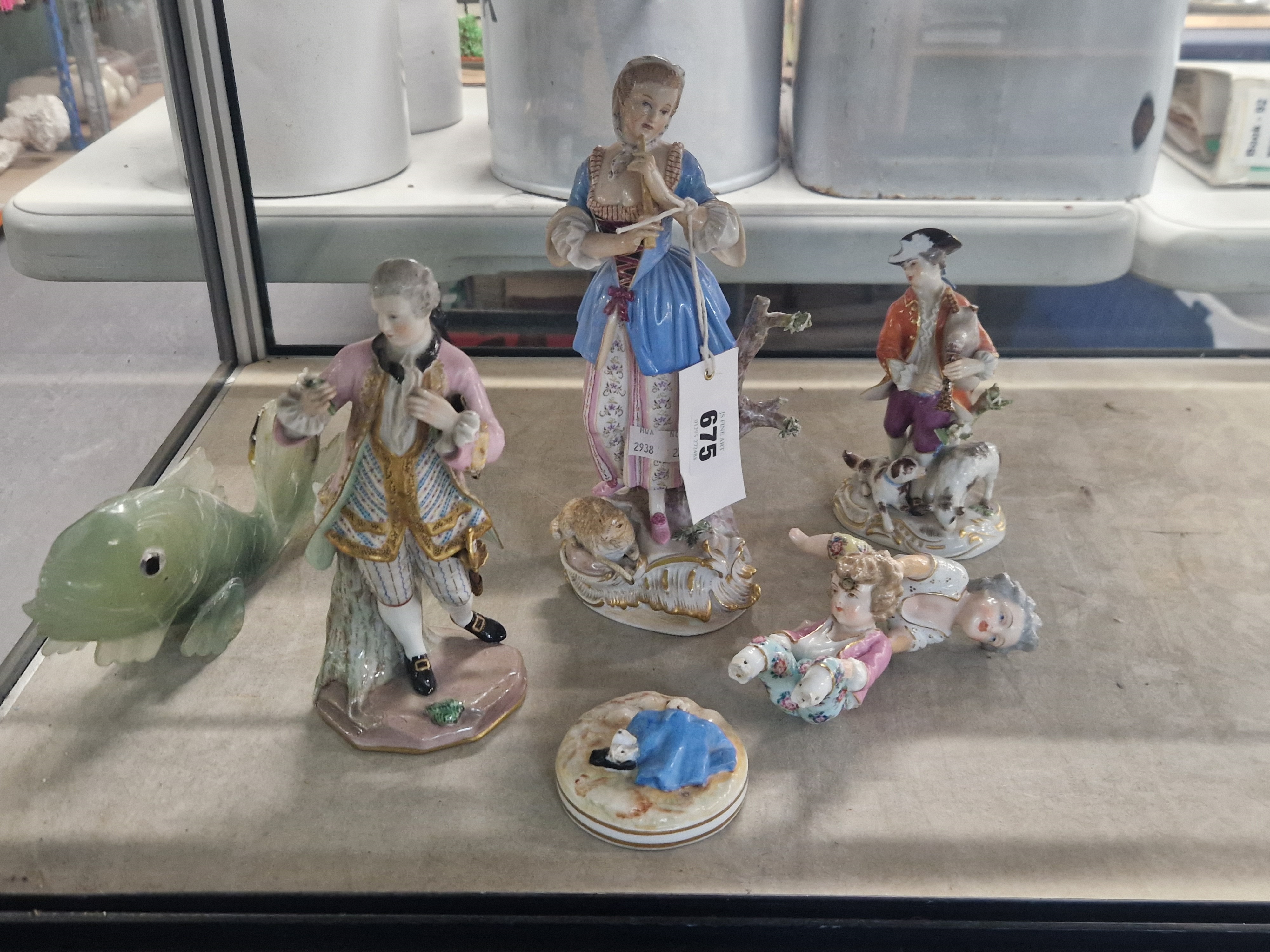 Three various Meissen figures