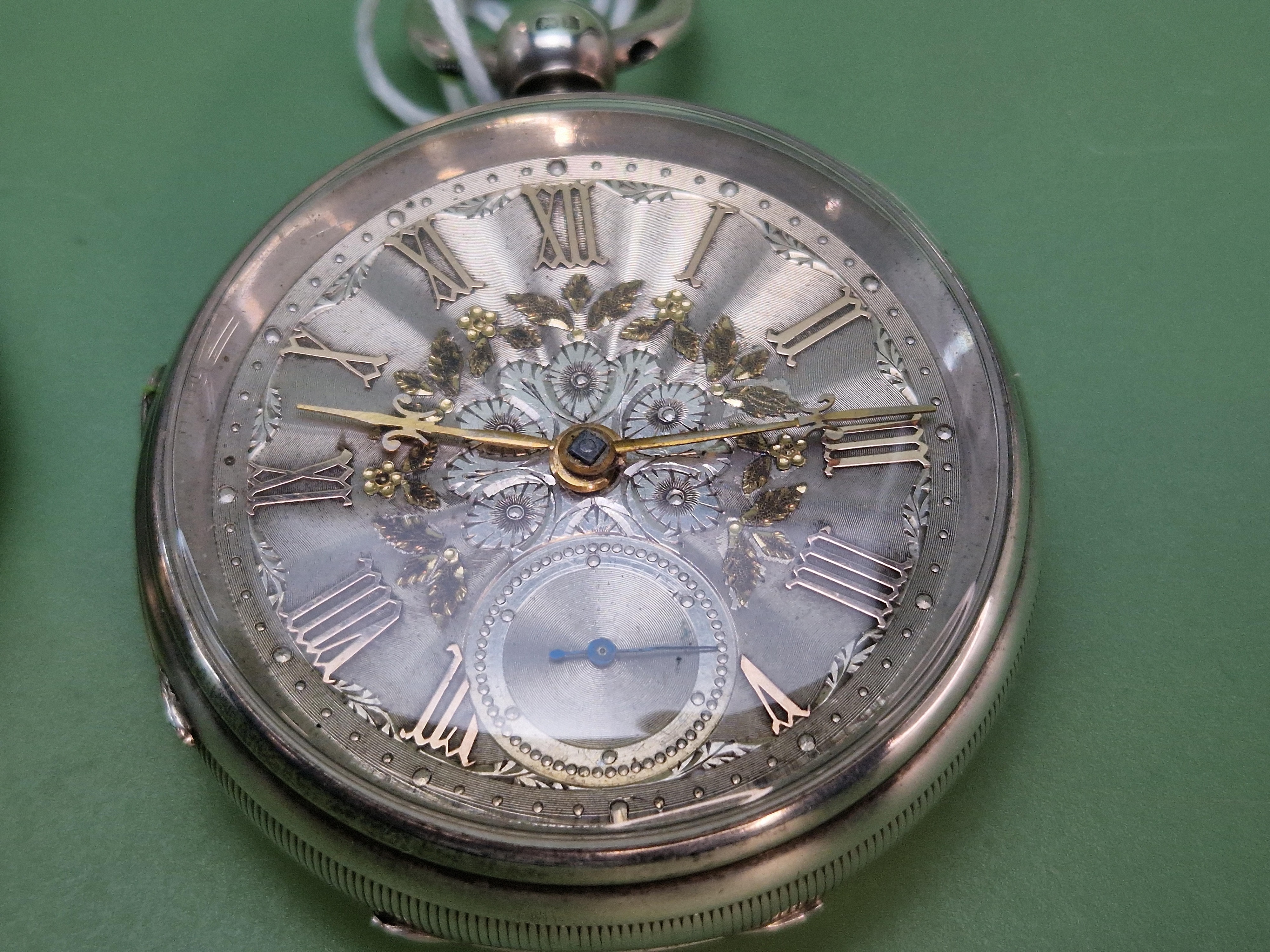 A silver cased open faced fusee pocket watch by Lidgett & Sons, Lincoln ...
