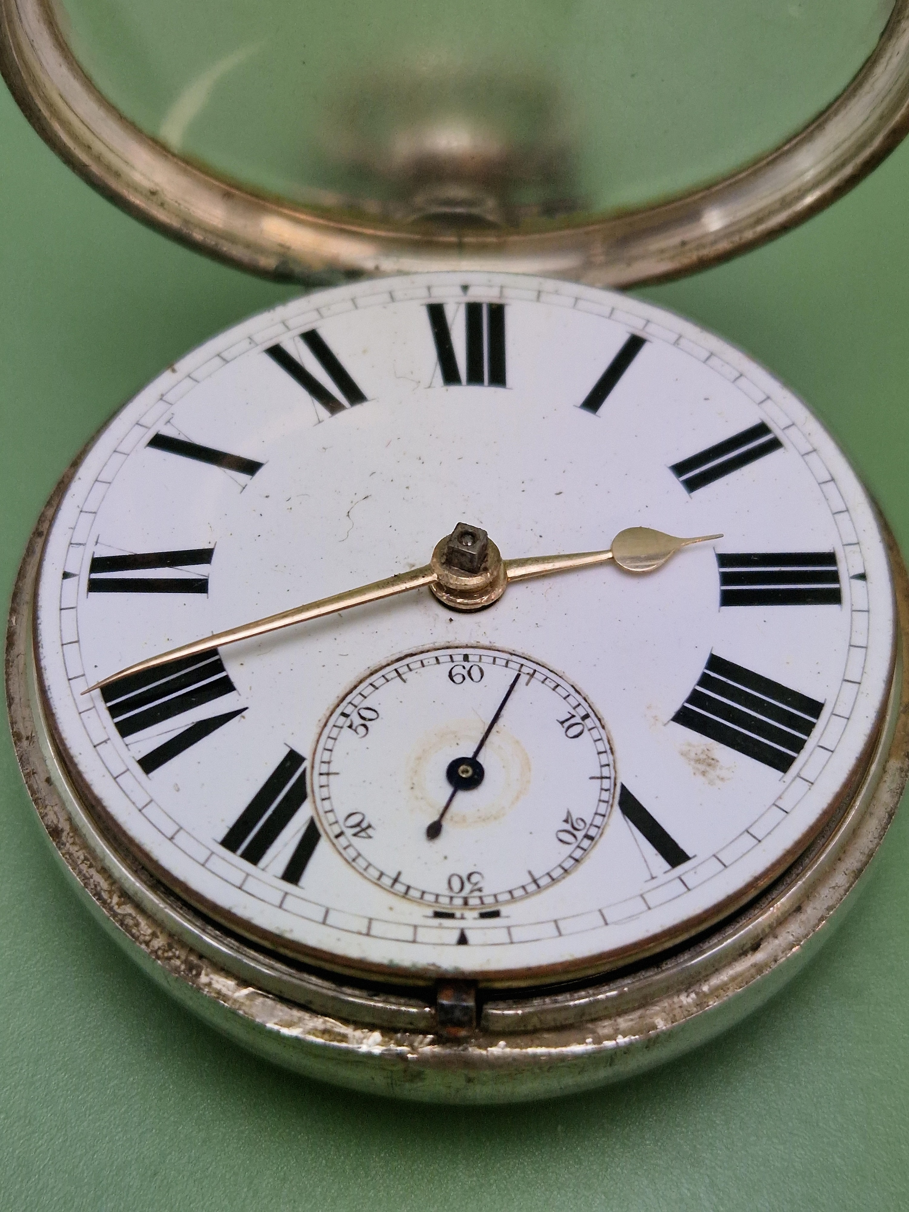 A silver cased open faced fusee pocket watch by Lidgett & Sons, Lincoln ...