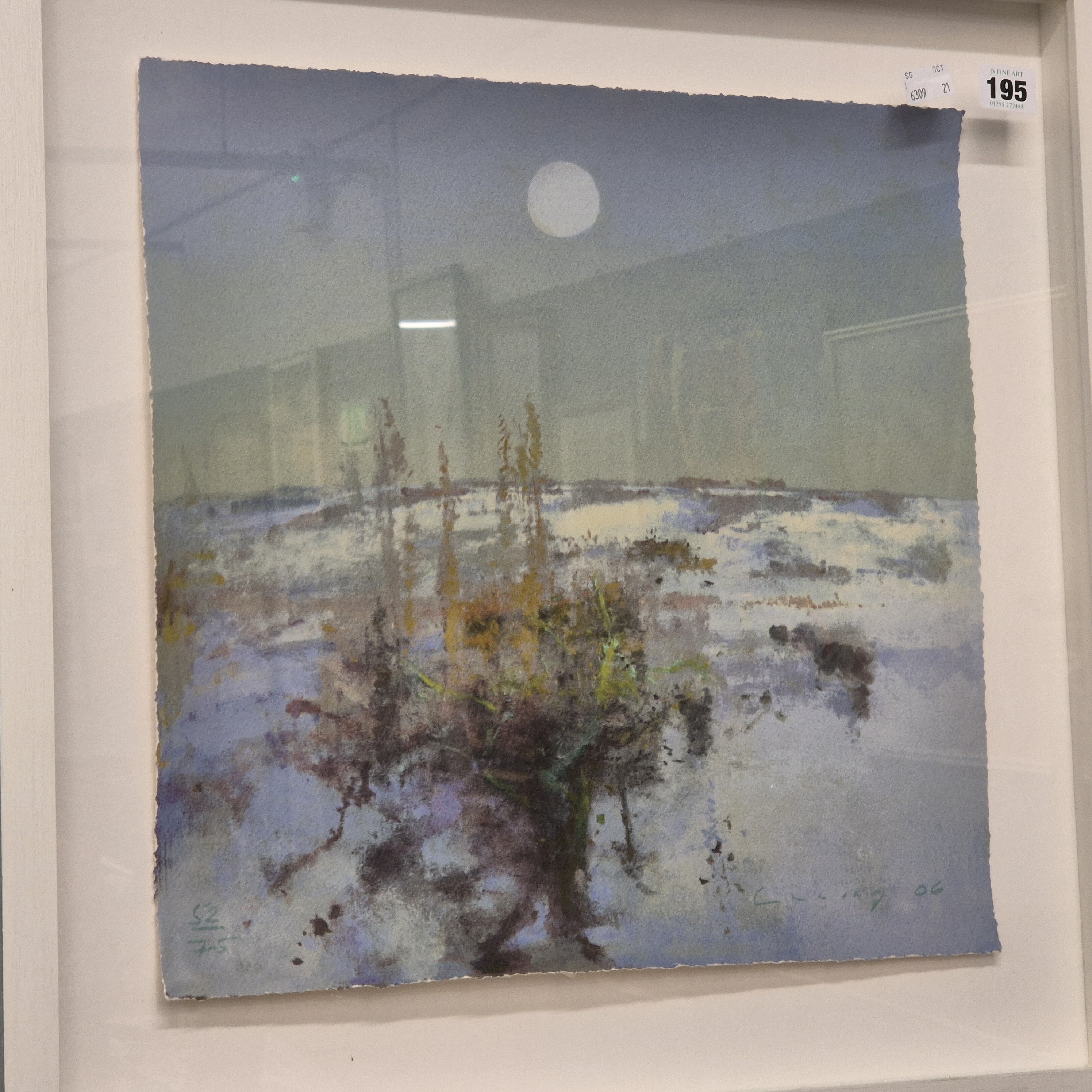 Anne Fraser, Padstow at low tide, acrylic on paper, and a signed print ...