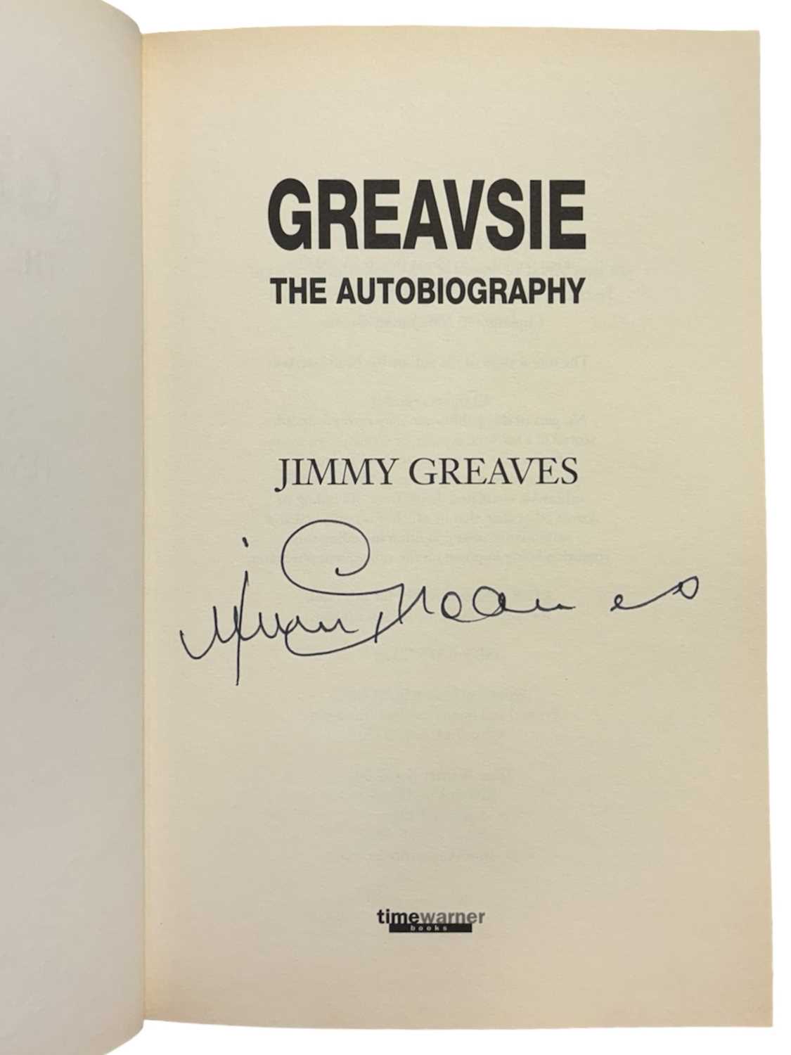 JIMMY GREAVES [English forward]: GREAVSIE - THE AUTOBIOGRAPHY ...