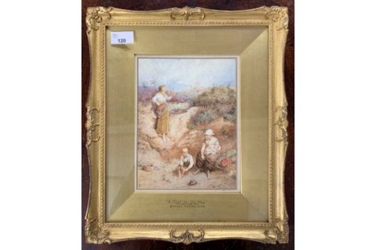 After Myles Birket Foster RWS (1825-1899), "A Rest by the Way ...