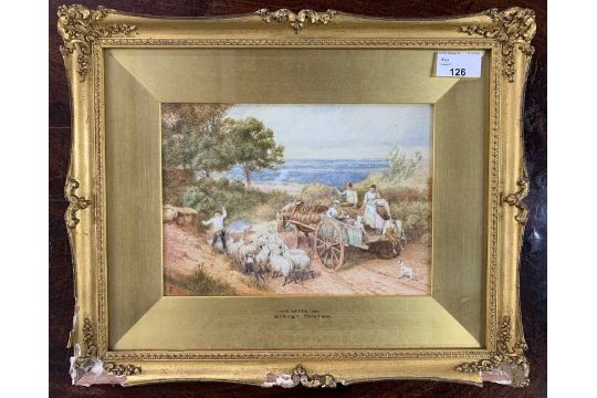 After Myles Birket Foster RWS (1825-1899), Landscape scene with a ...