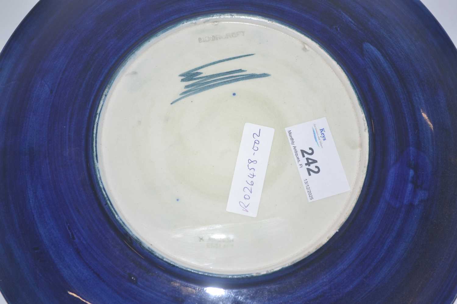 Moorcroft Spring Flowers Pattern Large Plate with tube-lined pattern on ...