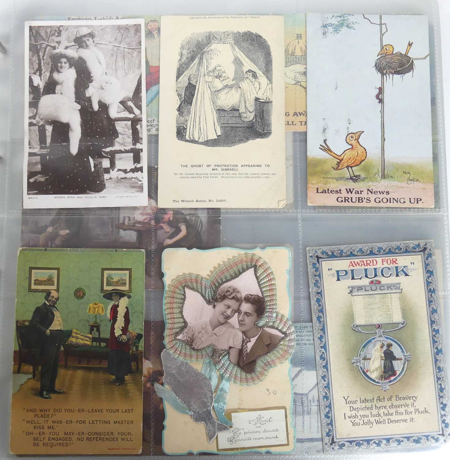 A collection of French and British postcards, early 20th century and ...