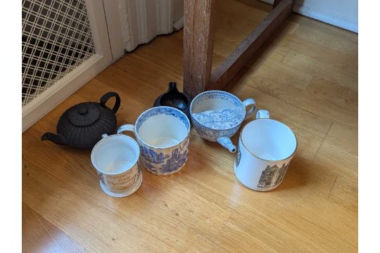 A collection of Victorian and later pottery to include a Turner's ...