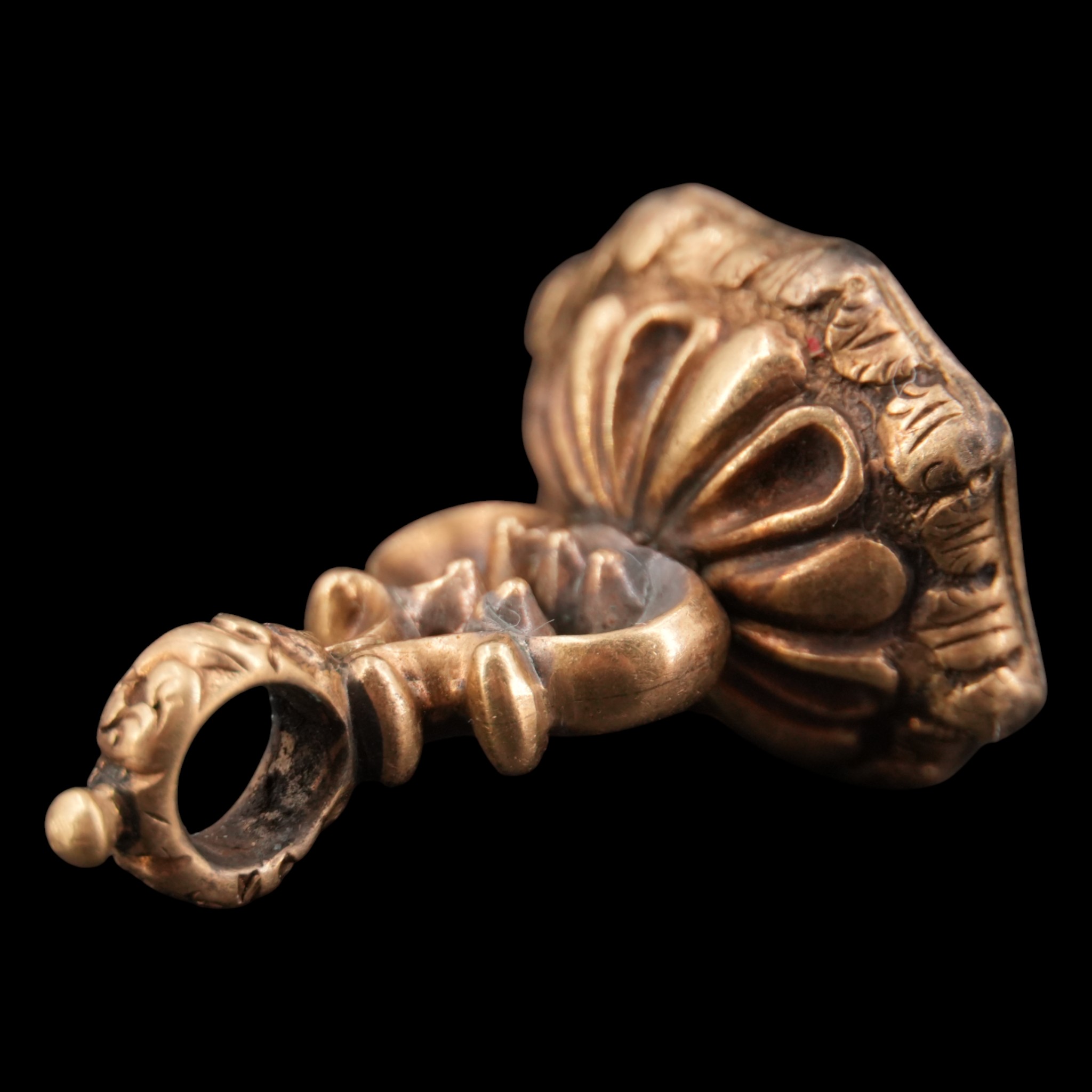 A late 19th Century gold watch chain fob seal breloque, having an ...