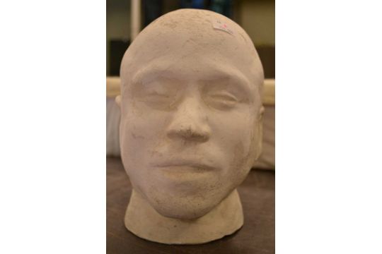 A plaster cast death mask believed to be the last man hung in Cupar ...