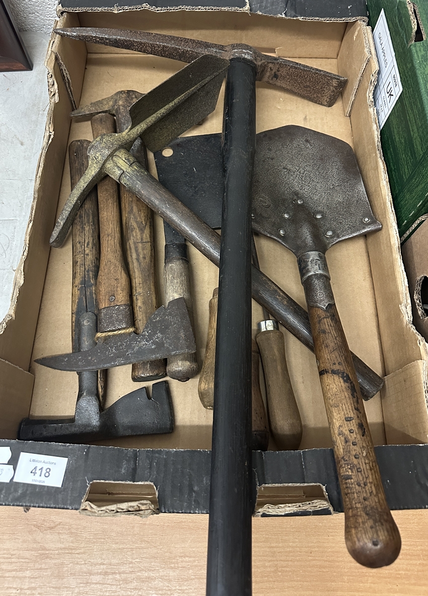 Collection of vintage tools