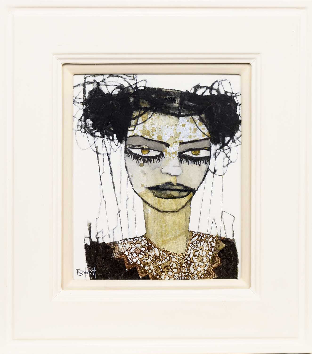 * MARGARETANN BENNETT RSW (SCOTTISH b. 1968), TANGLED oil on board ...