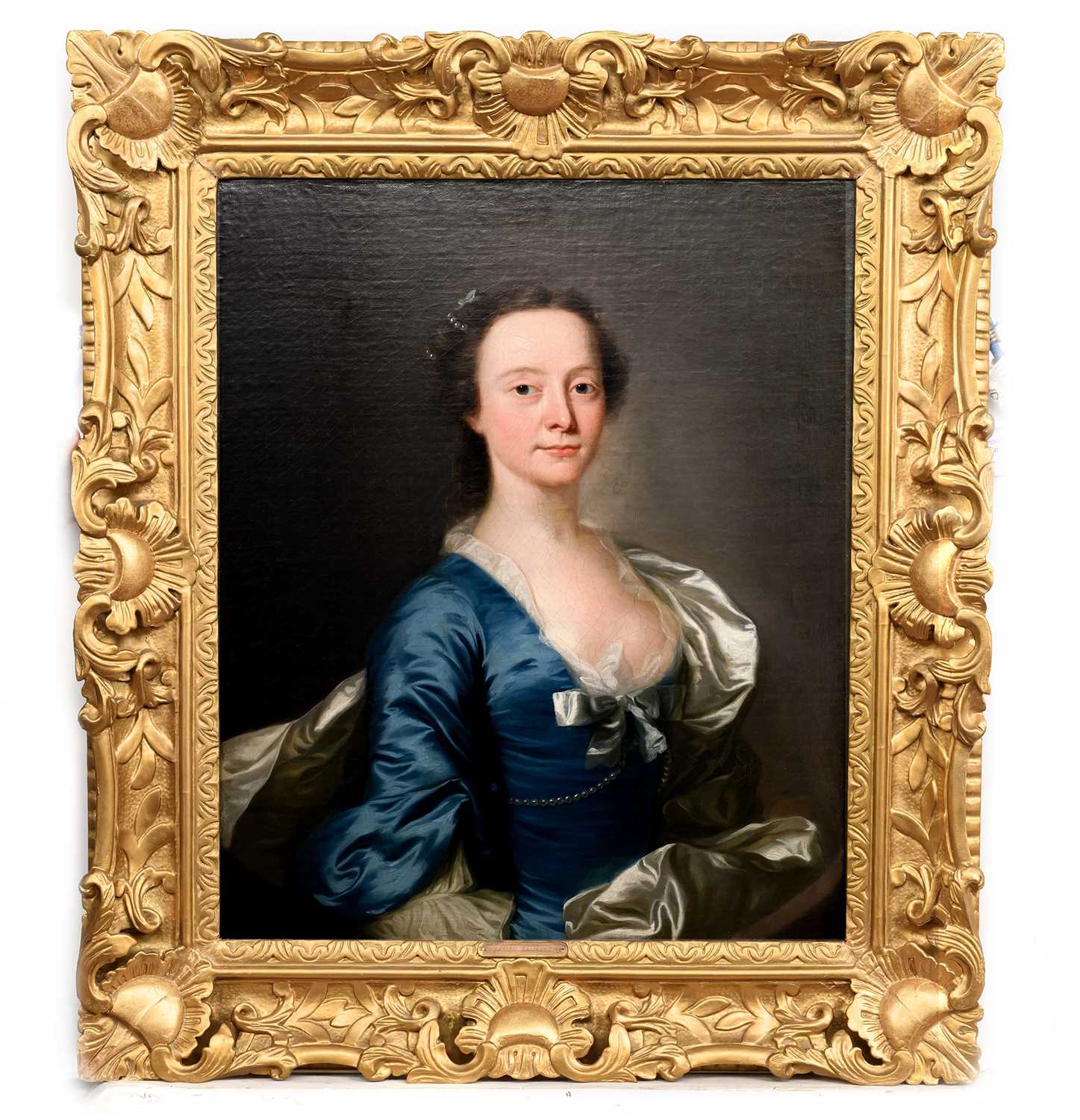 ALLAN RAMSAY (SCOTTISH 1713 - 1784), PORTRAIT OF A LADY oil on canvas ...